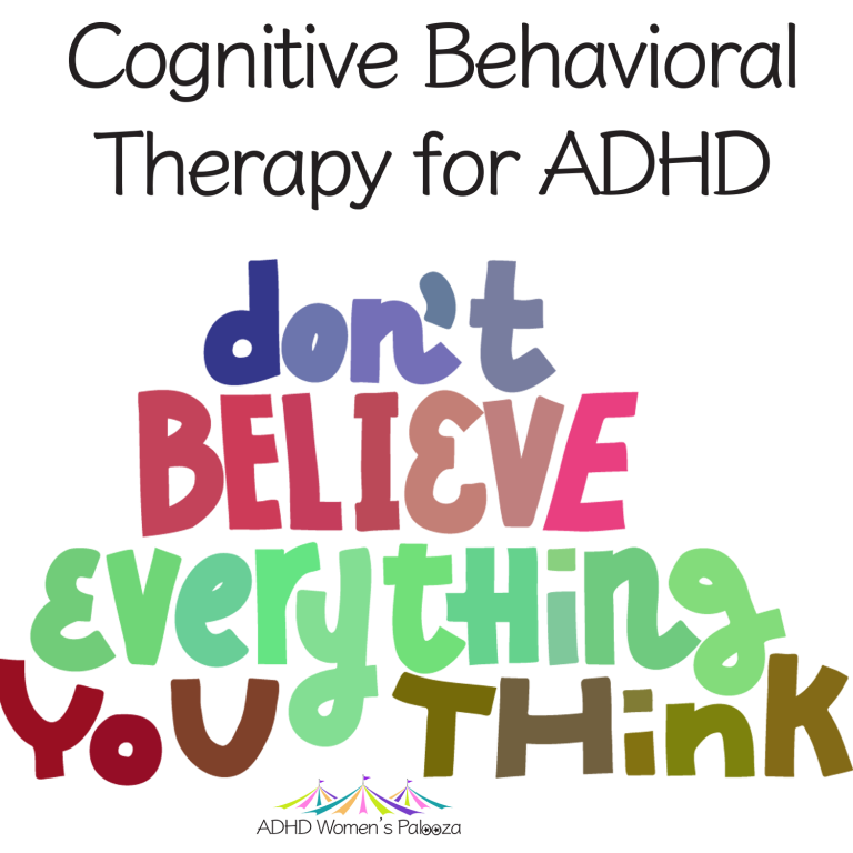 Cognitive Behavioral Therapy CBT For ADHD Women 2020 ADHD Paloozas